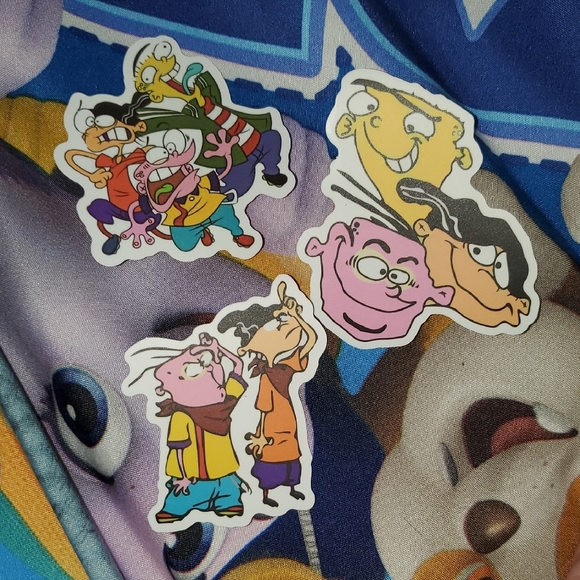 ed, edd n eddy | Design | Set Of 3 Ed Edd N Eddy Cartoon Stickers ...
